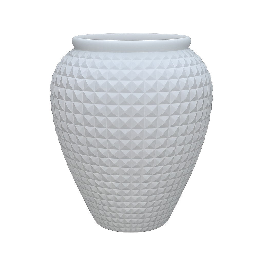 Modern Lightweight Fiberglass Planter Vase for Houseplants – Potsngrow